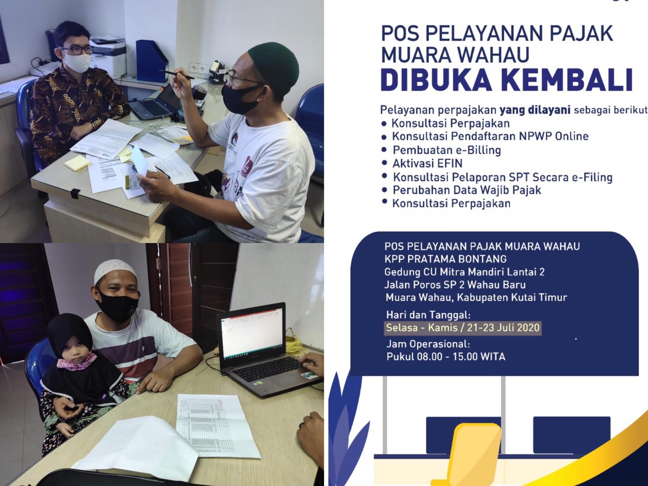 Pos Pelayanan Pajak Muara Wahau Dibuka Kembali | Direktorat Jenderal Pajak